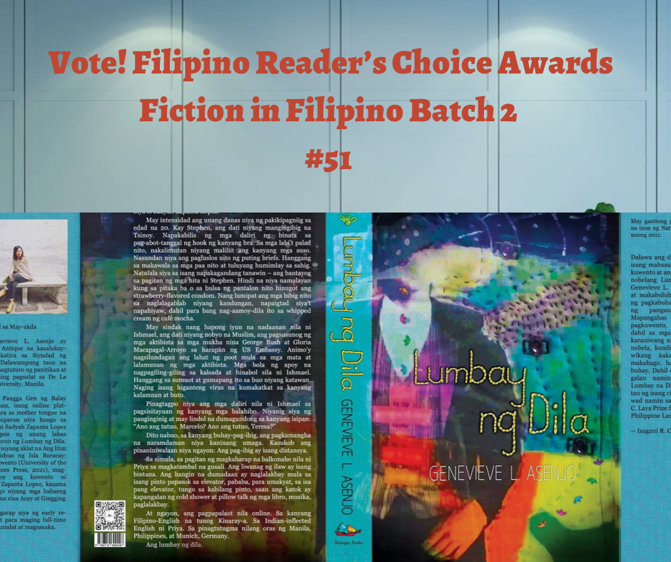 Vote! Filipino Reader’s Choice Awards! – Balay Sugidanun